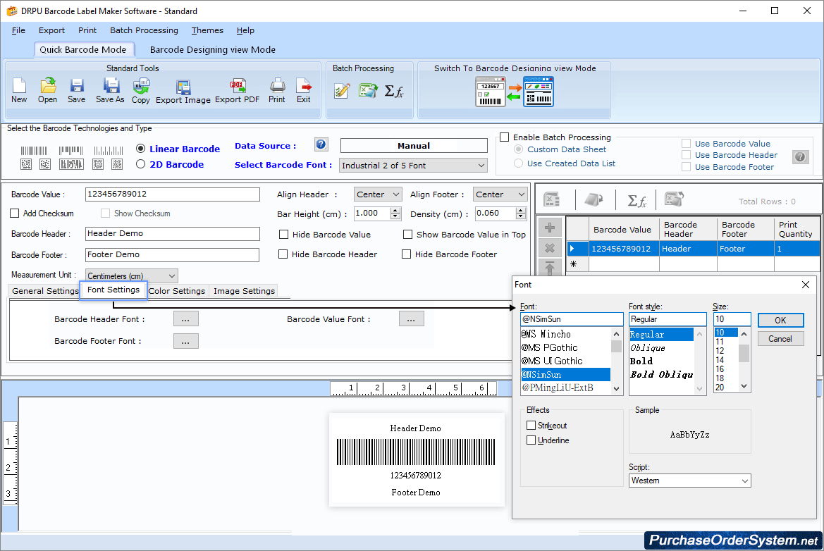 Barcode Label Maker Software (Standard) screenshots barcode generator ...