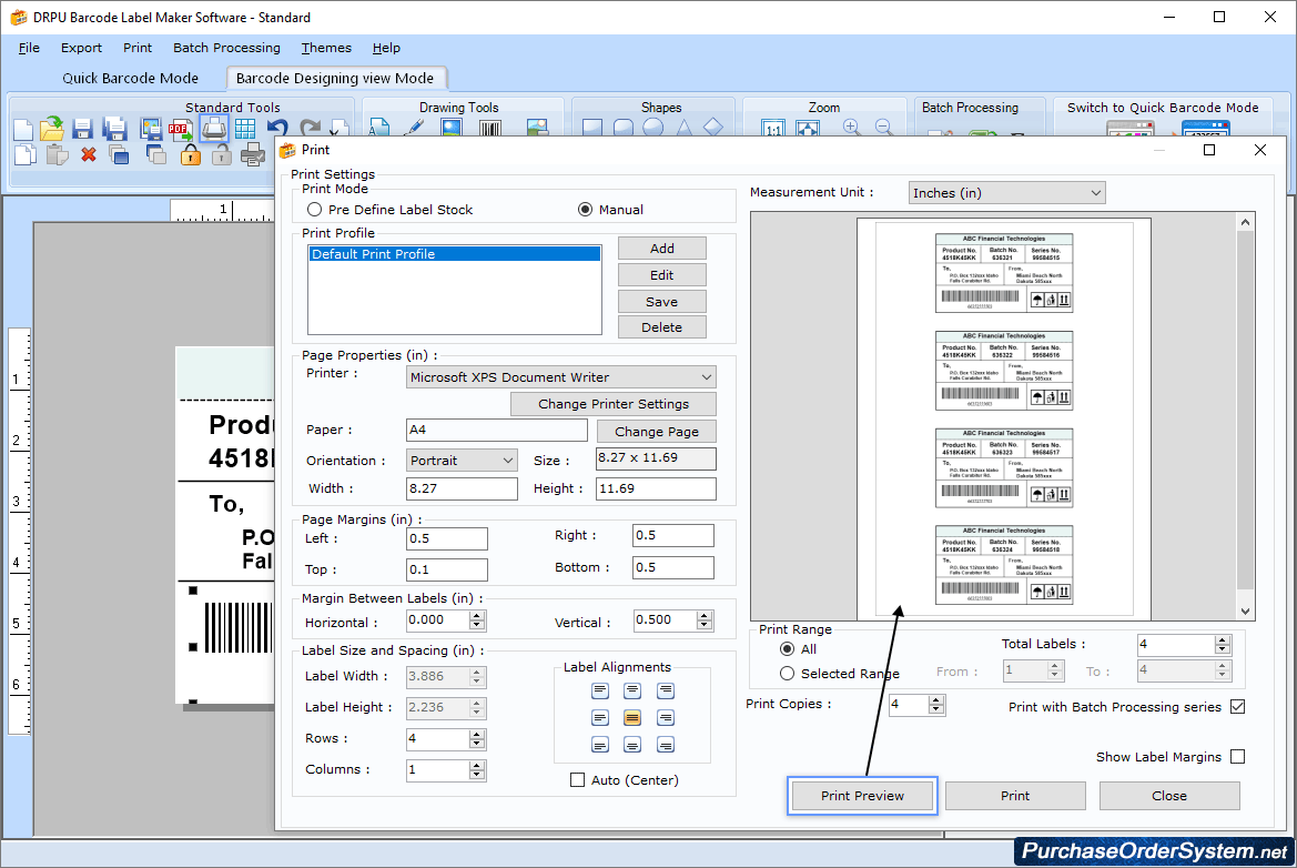 Barcode Label Maker Software (Standard) screenshots barcode generator ...