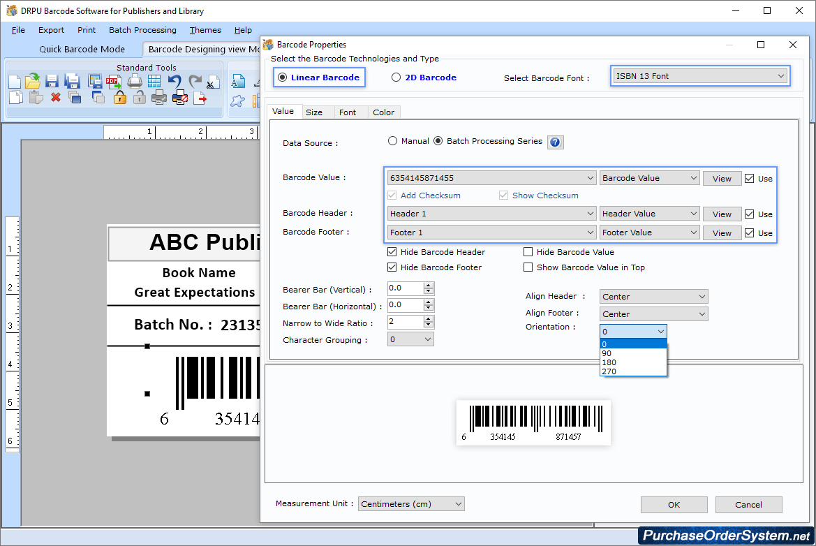 Barcode Label Maker Software –Publishers Industry screenshots generate ...