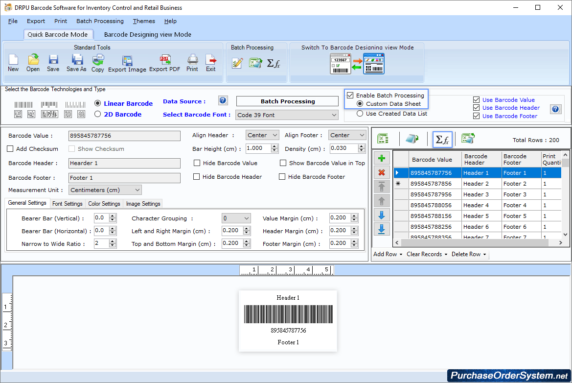 Barcode Label Maker Software - Retail Business Industry asset tracking ...